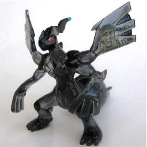 Pokemon Monster Collection Clear Zekrom 2" Black White Figure Toy Monc ...